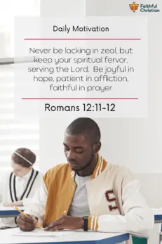 Bible verse about studying hard & preparing for exam success NIV