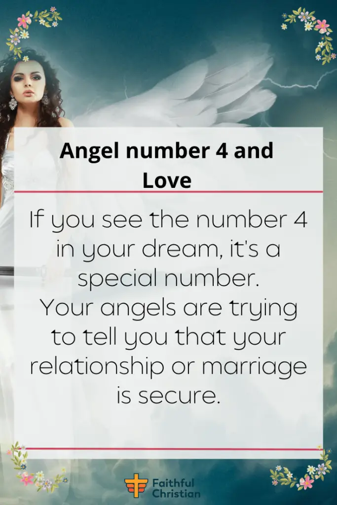 Angel number 4: Spiritual meaning and symbolism
