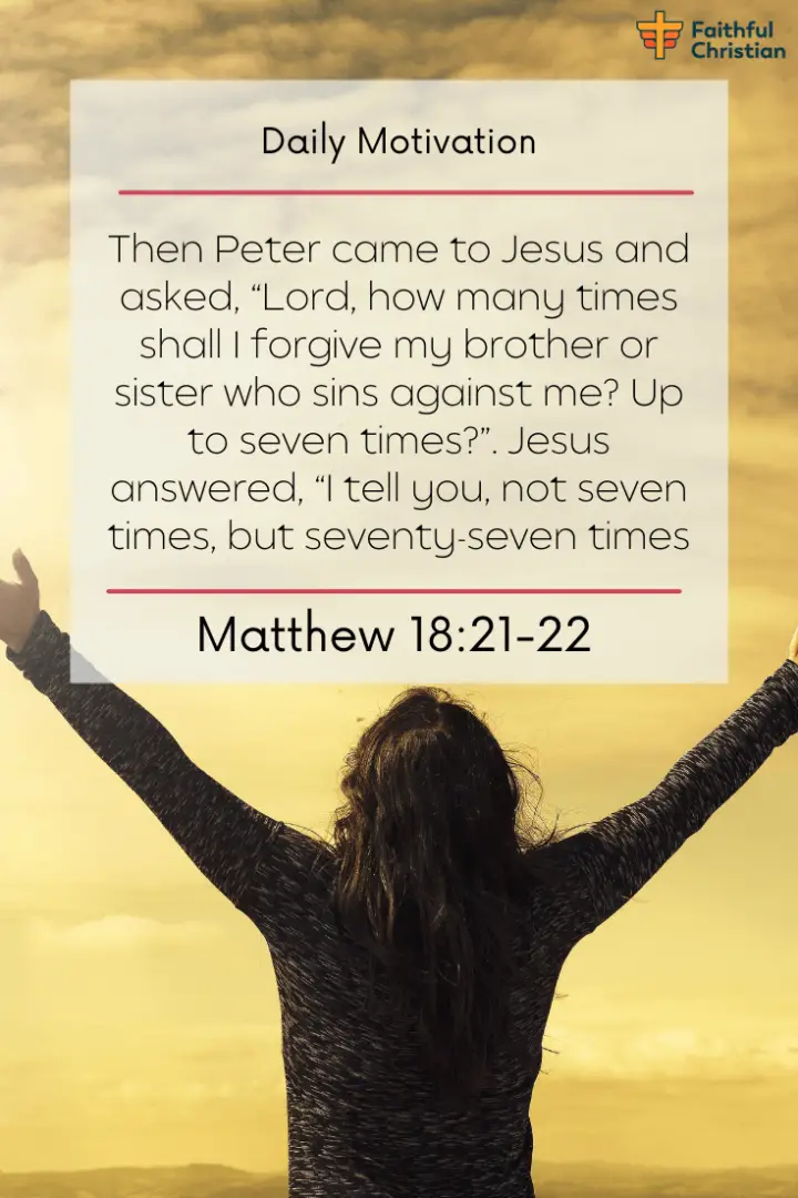 Bible Verses About Forgiveness (Yourself and Others): 37 Scriptures