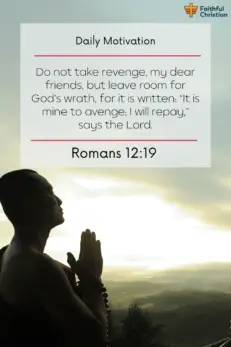 26 Bible verses about Revenge: Vengeance is mine scriptures