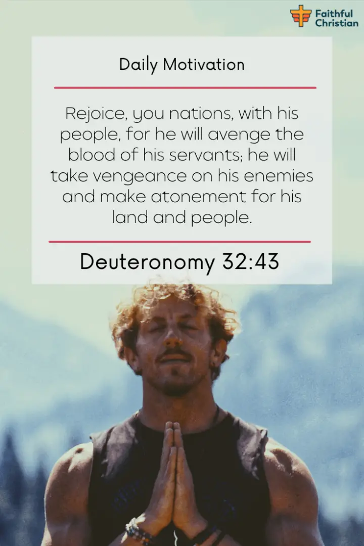 26 Bible verses about Revenge: Vengeance is mine scriptures