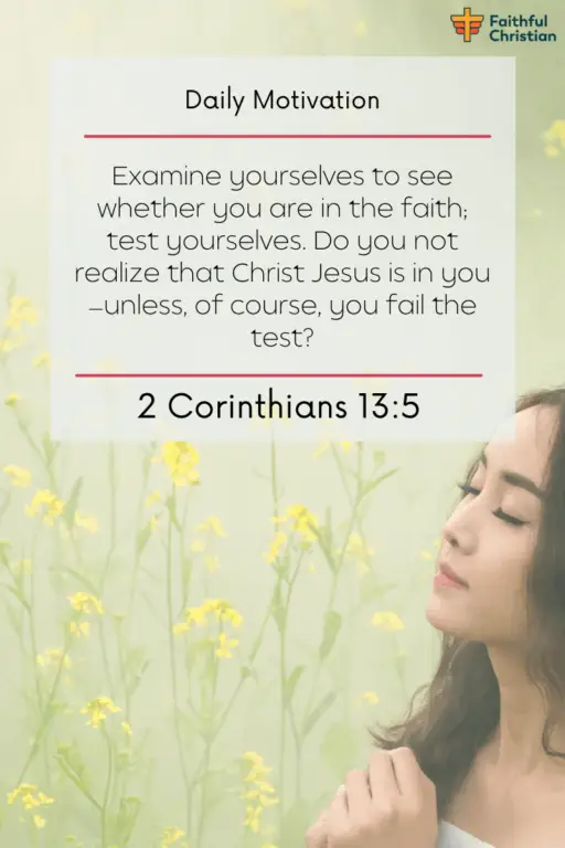 Test Yourself: 31 Bible Verses About Examining Yourself