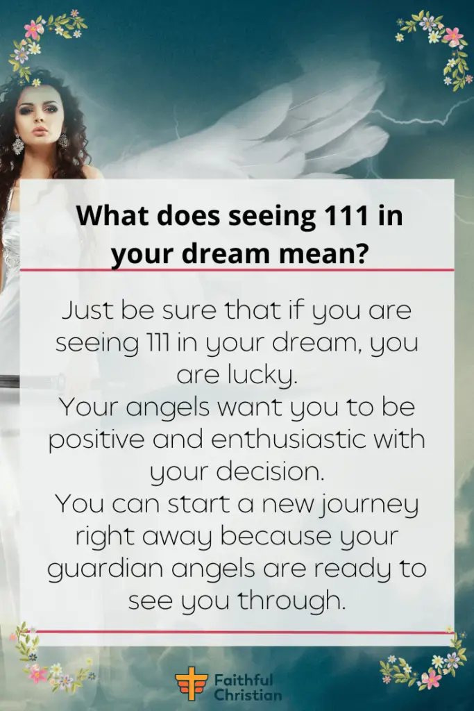 111 meaning: What does seeing angel number 111 mean?