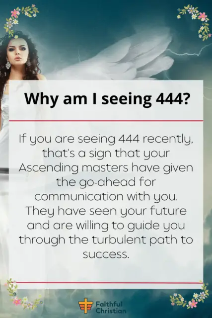 444 Meaning - What does Seeing Angel number 444 mean?