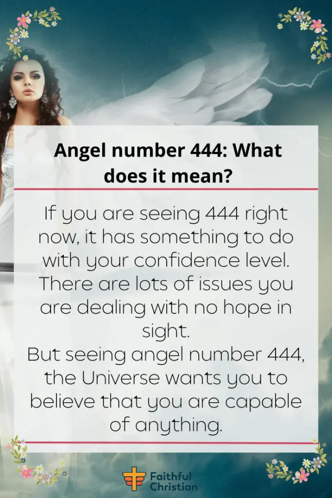 444 Meaning - What does Seeing Angel number 444 mean?