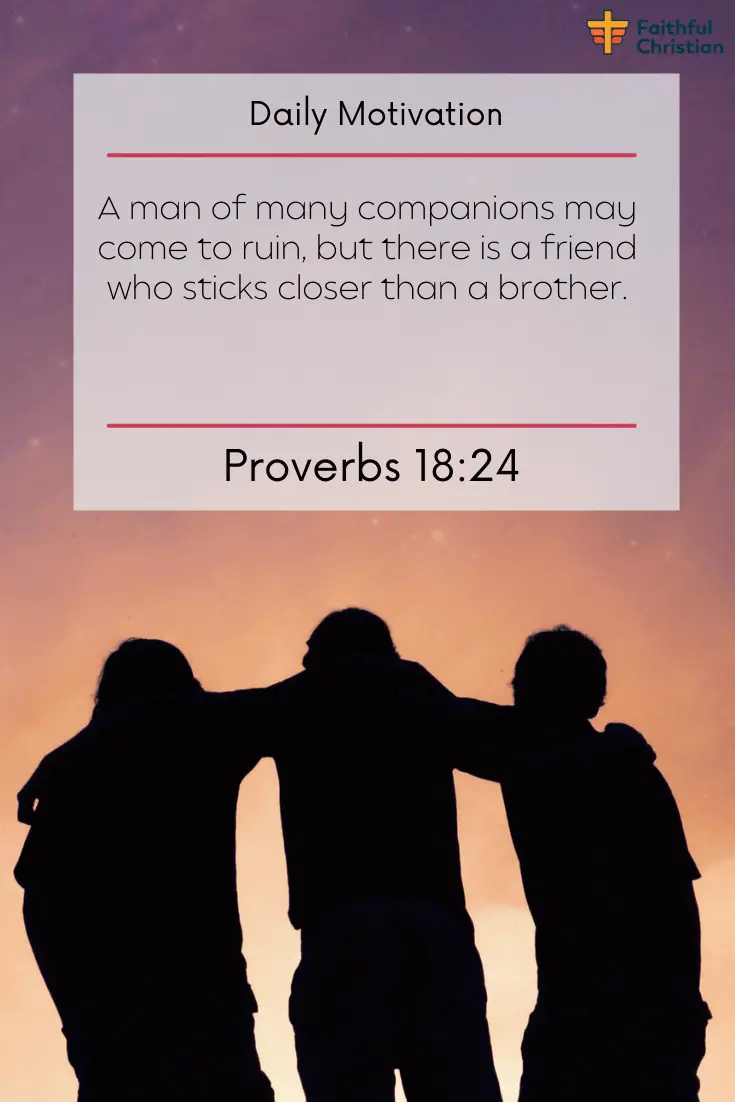 30+ Best Friend Bible Verses: Good friends Scriptures