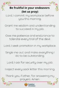 7 Powerful Morning Prayers Before Work (with Bible verses)