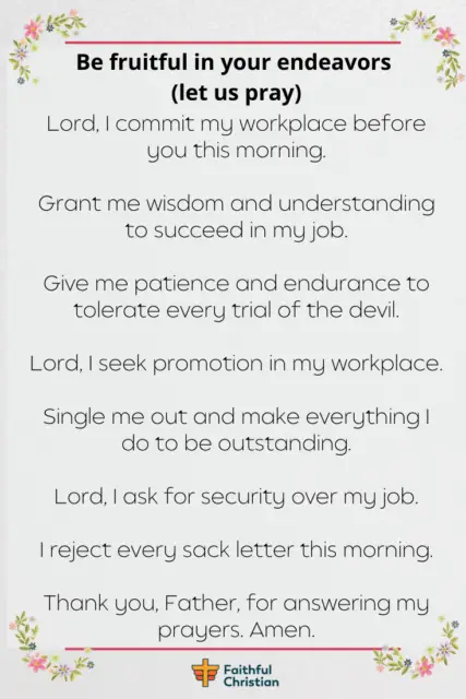 7 Powerful Morning Prayers Before Work (with Bible verses)