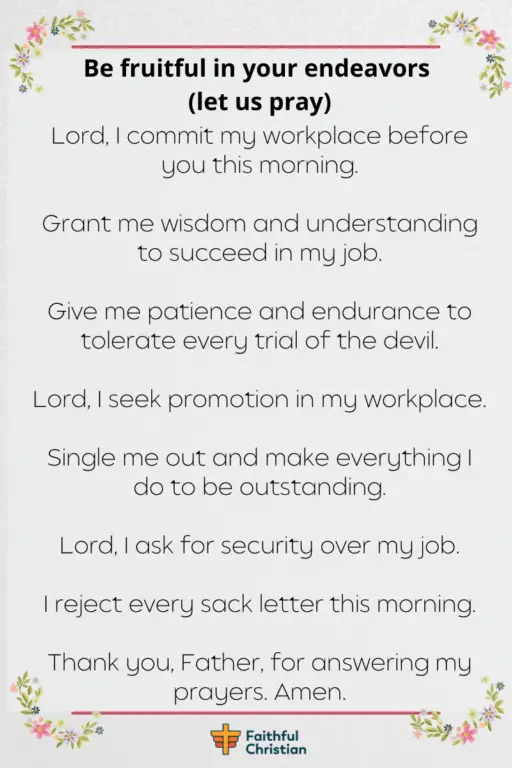 7 Powerful Morning Prayers Before Work (with Bible verses)