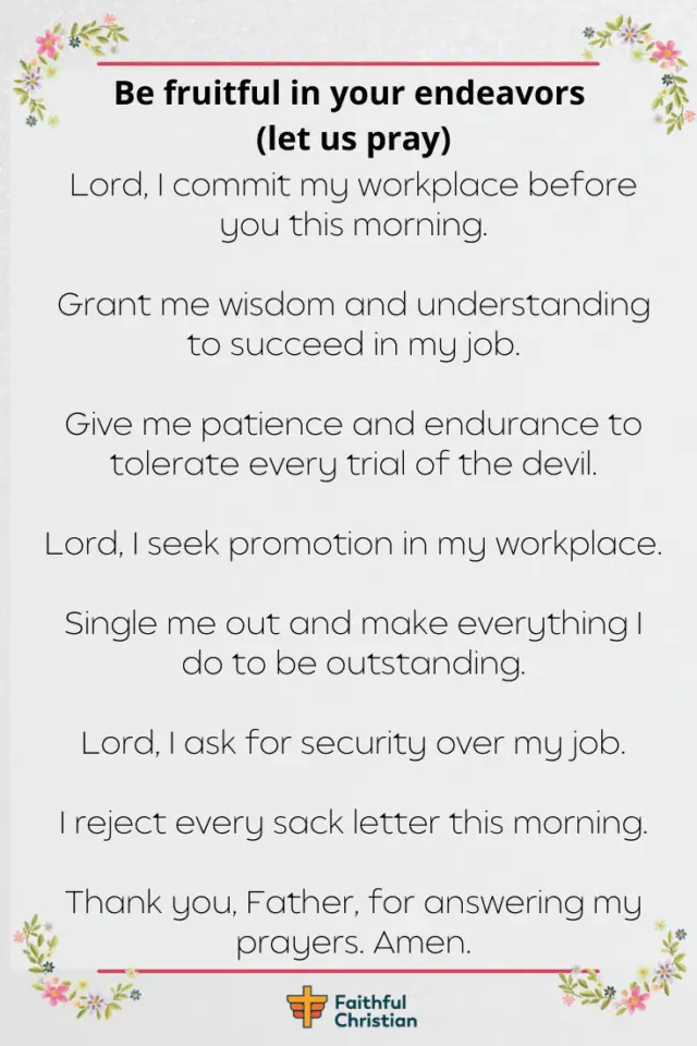 7 Powerful Morning Prayers Before Work (with Bible verses)