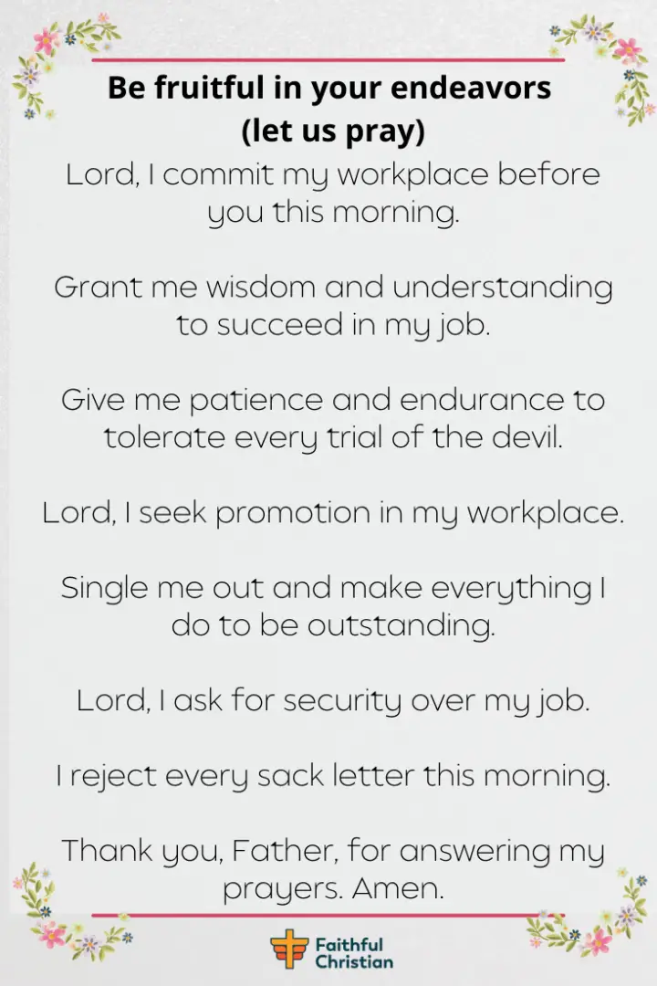 7 Powerful Morning Prayers Before Work (with Bible verses)
