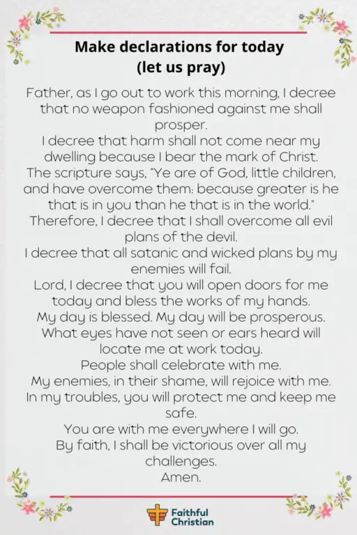 7 Powerful Morning Prayers Before Work (with Bible verses)