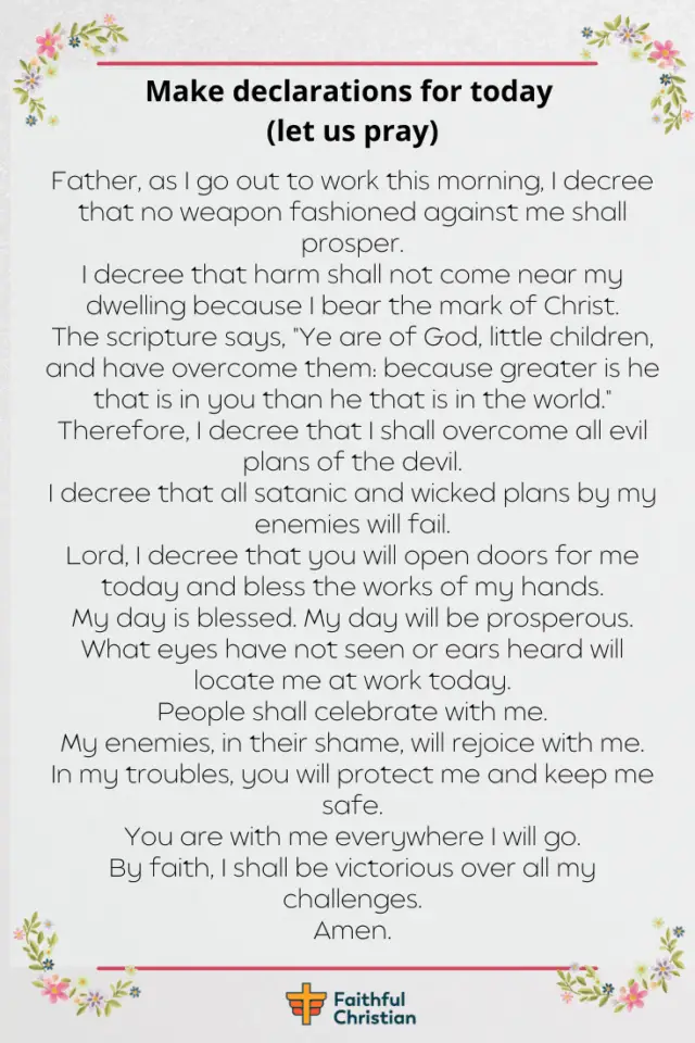 7 Powerful Morning Prayers Before Work (with Bible verses)