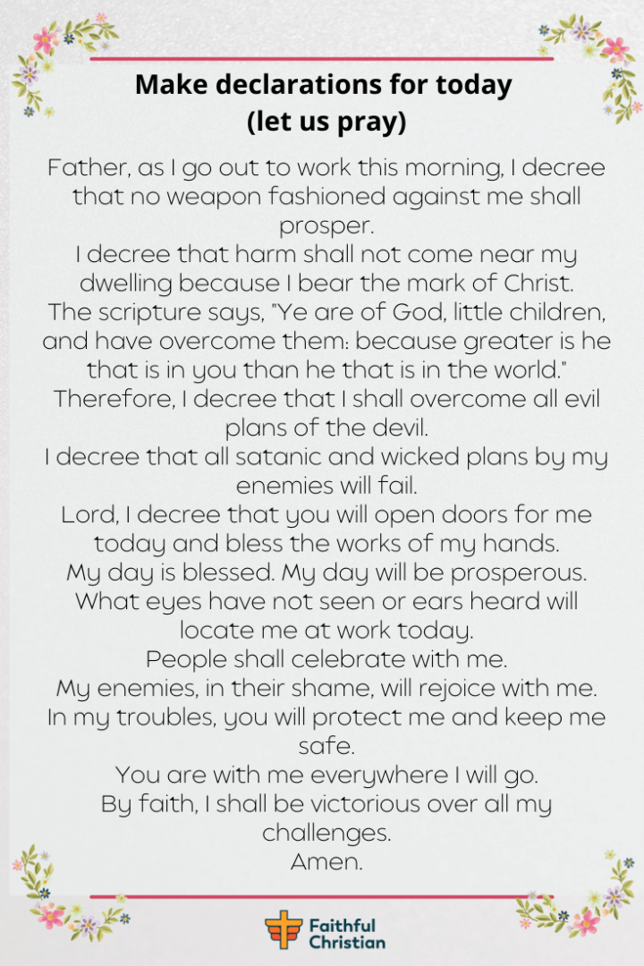 7 Powerful Morning Prayers Before Work (with Bible verses)