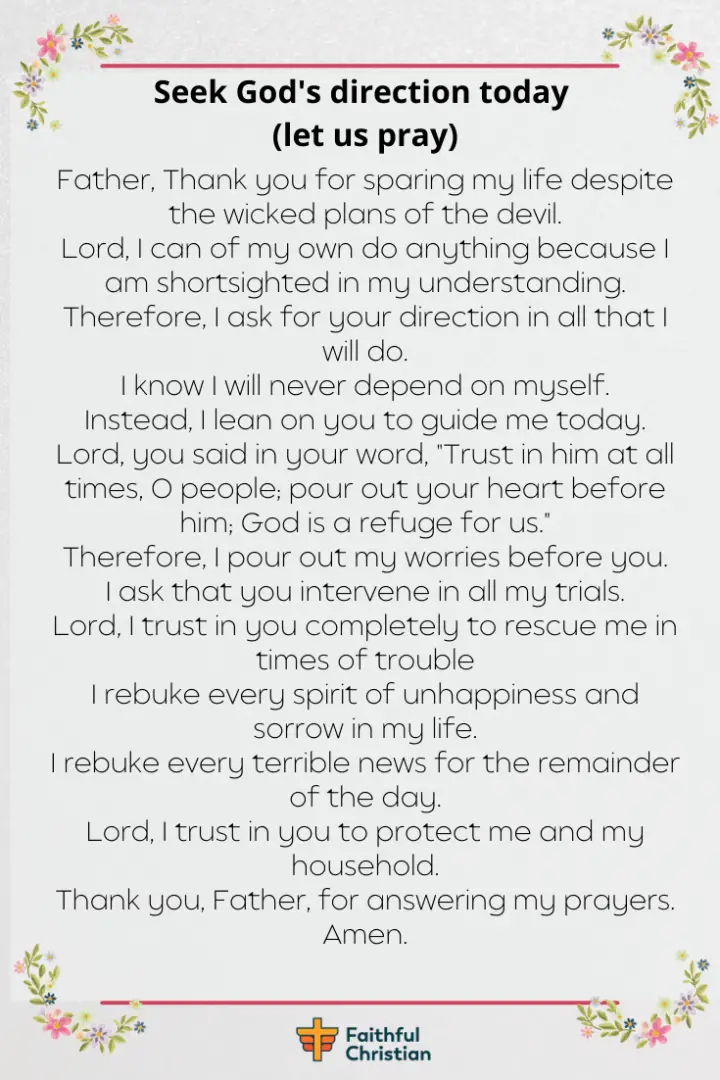 7 Powerful Short Afternoon Prayers with Bible verses