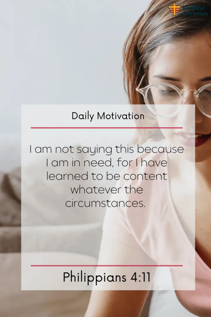 30+ Bible Verses About Contentment With Yourself & What You Have