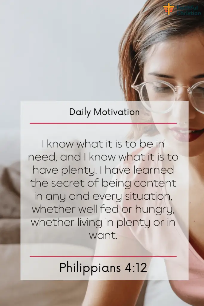 30+ Bible Verses About Contentment With Yourself & What You Have