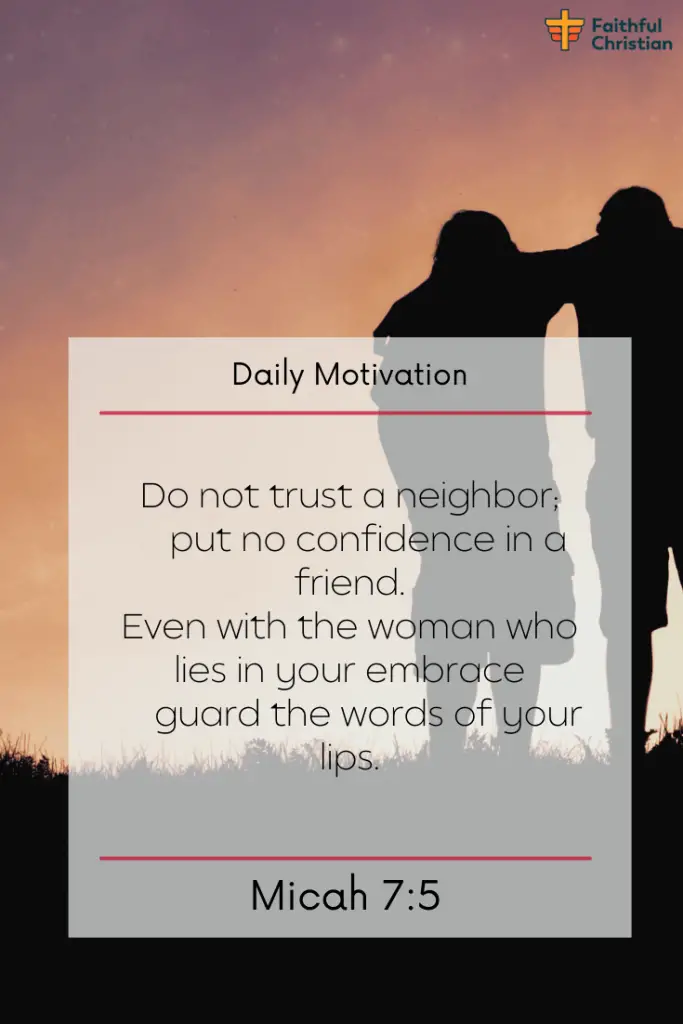 Bible Verses About Fake Friends & Choosing two-faced friends