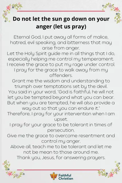 7 Deliverance Prayers to Control Anger, Hatred, & temper