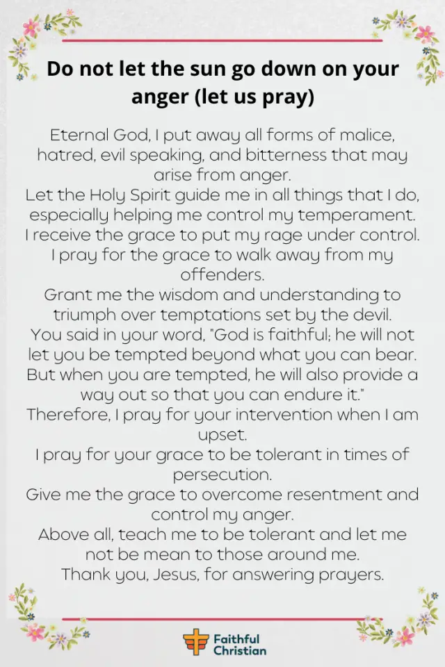 7 Deliverance Prayers to Control Anger, Hatred, & temper
