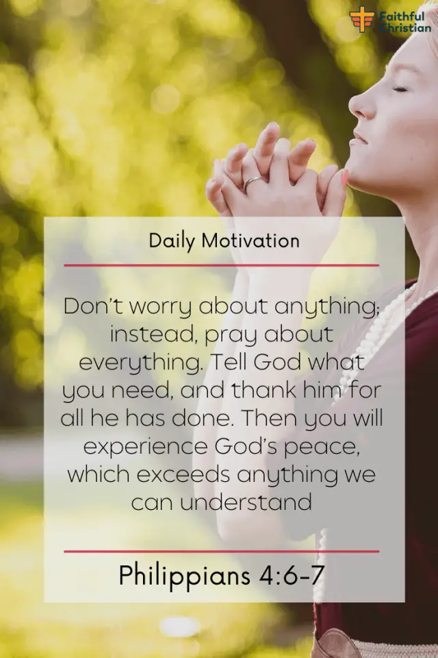 30+ Do Not Worry Bible Verses: Do not be afraid of Tomorrow