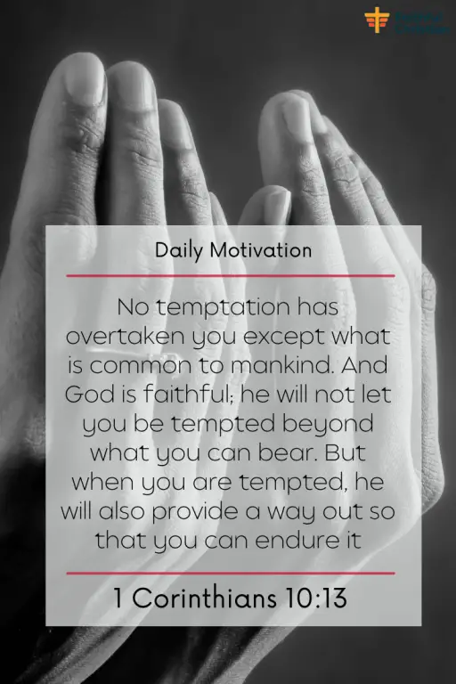 30+ Flee from temptation bible Verses: Do not yield to Sin Scriptures