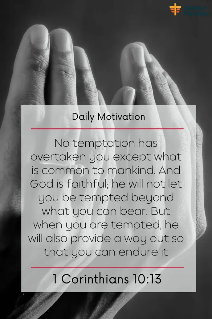 30+ Flee from temptation bible Verses: Do not yield to Sin Scriptures