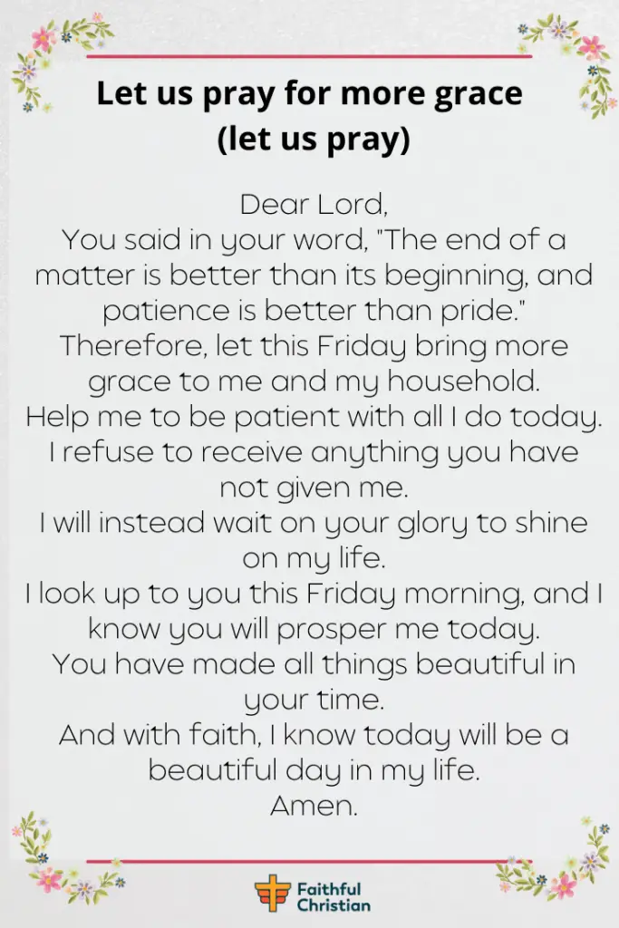 7 Powerful Friday Morning Prayers with Bible Verses