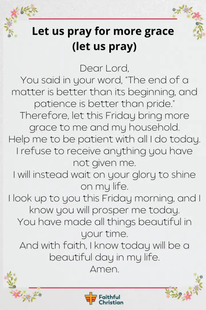 7 Powerful Friday Morning Prayers with Bible Verses