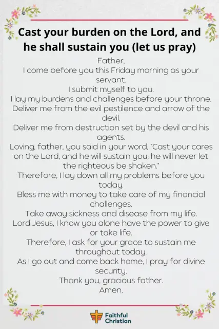 7 Powerful Friday Morning Prayers with Bible Verses