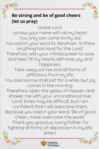 7 Powerful Prayers for Depression & someone feeling Sad
