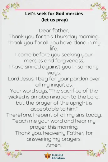 7 Powerful Thursday Morning Prayers With Bible Verses