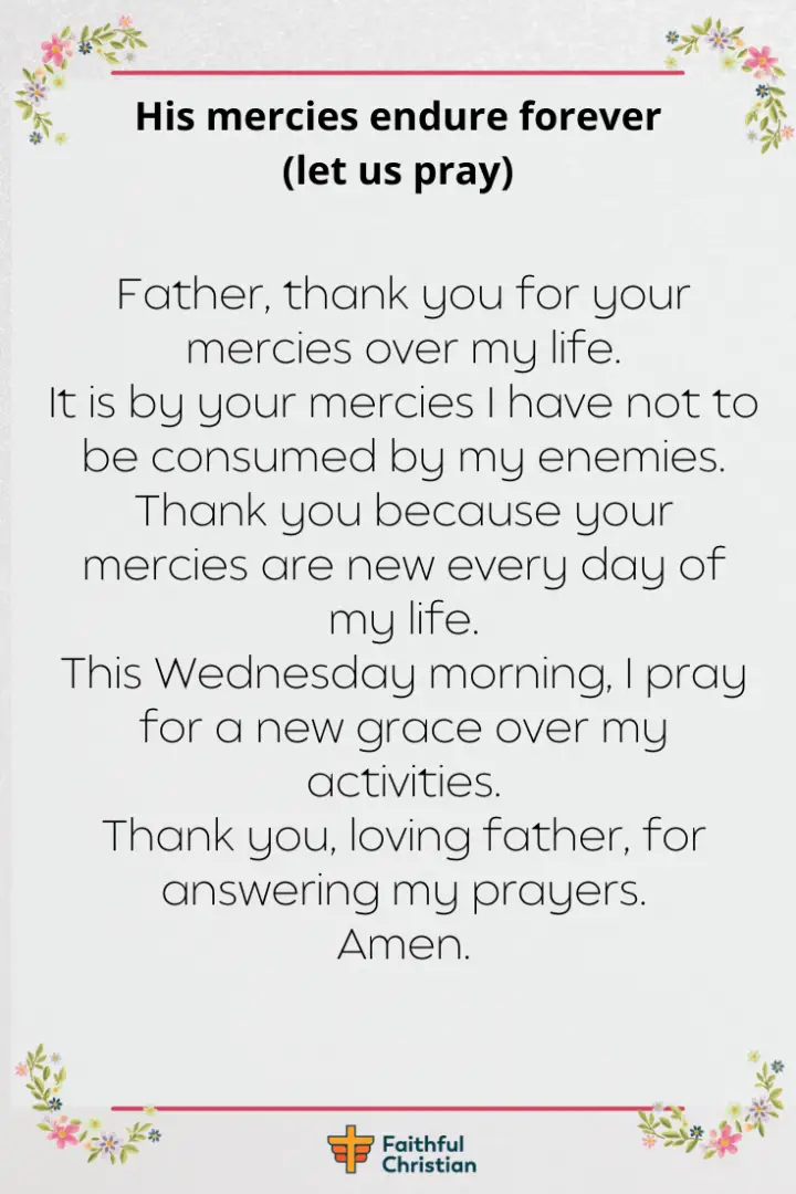 7 Powerful Wednesday Morning Prayers with Bible Verses