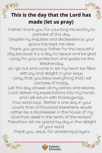 7 Powerful Wednesday Morning Prayers with Bible Verses