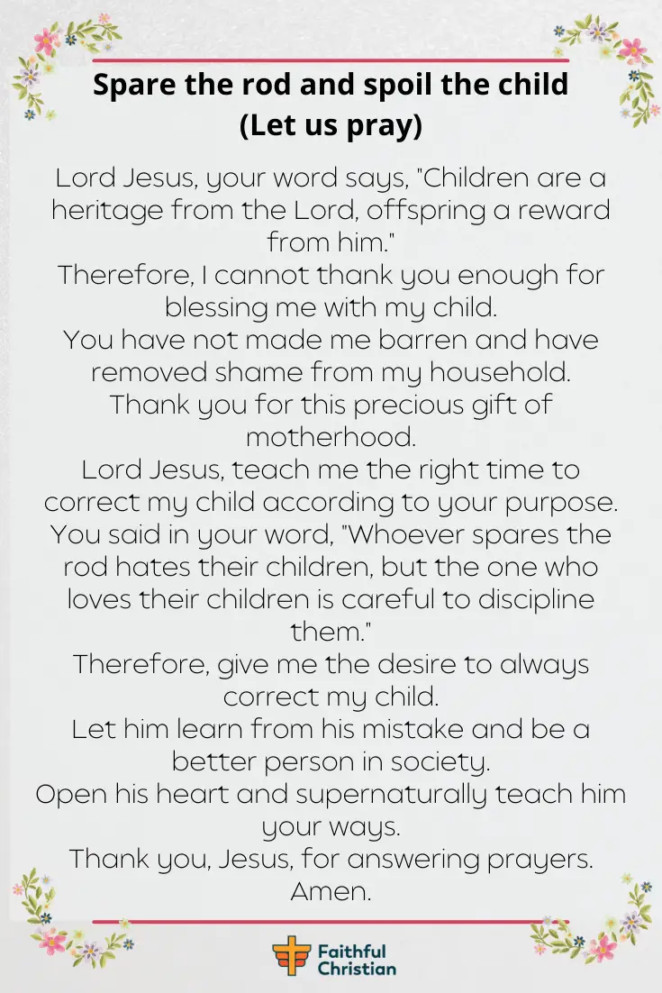 7 Prayers for Patience with Child Behavior(with bible verses)