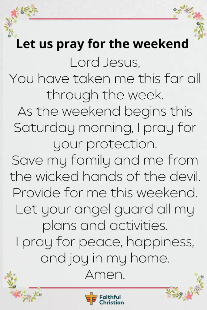 7 Saturday Morning Prayers & Blessings (for the weekend)