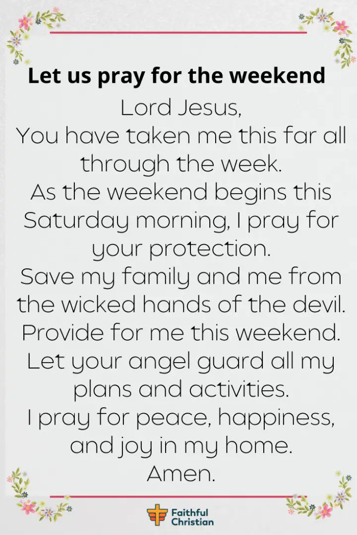 7 Saturday Morning Prayers & Blessings (for the weekend)
