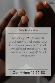 Speaking in Tongues Bible Verses