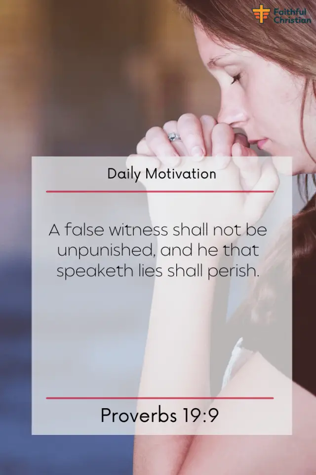 Thou Shalt Not Lie: 30+ Bible verses about lying & deceit