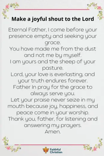 7 Prayers for Joy, strength and peace in the Lord