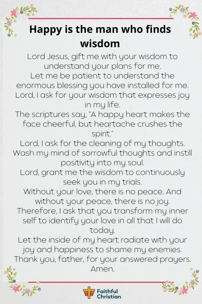 7 Prayers for Joy, strength and peace in the Lord