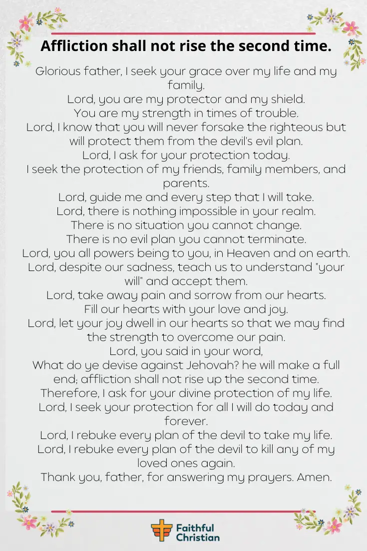 Comforting Prayer For The Loss Of A Loved One Grieving Prayer
