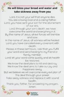 7 Prayers for Someone dying with bible verses: [Peaceful death]
