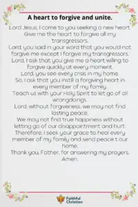 7 Prayers for peace in the family [with scriptures]