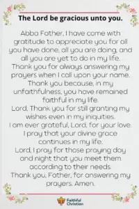 7 Prayers for thanking God for answered prayers