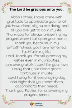 7 Prayers for thanking God for answered prayers