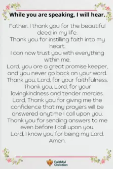 7 Prayers for thanking God for answered prayers