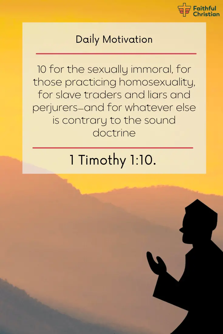 Bible Verses about Man Shall Not Lay With Man [NIV SCRIPTURES]