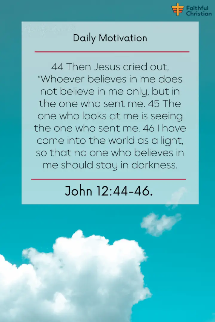 30+ Bible verses about believing in Jesus