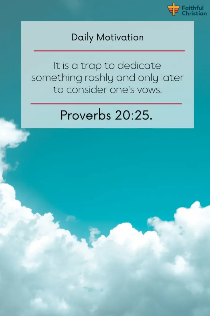 30+ Bible verses about making a vow Or breaking oaths